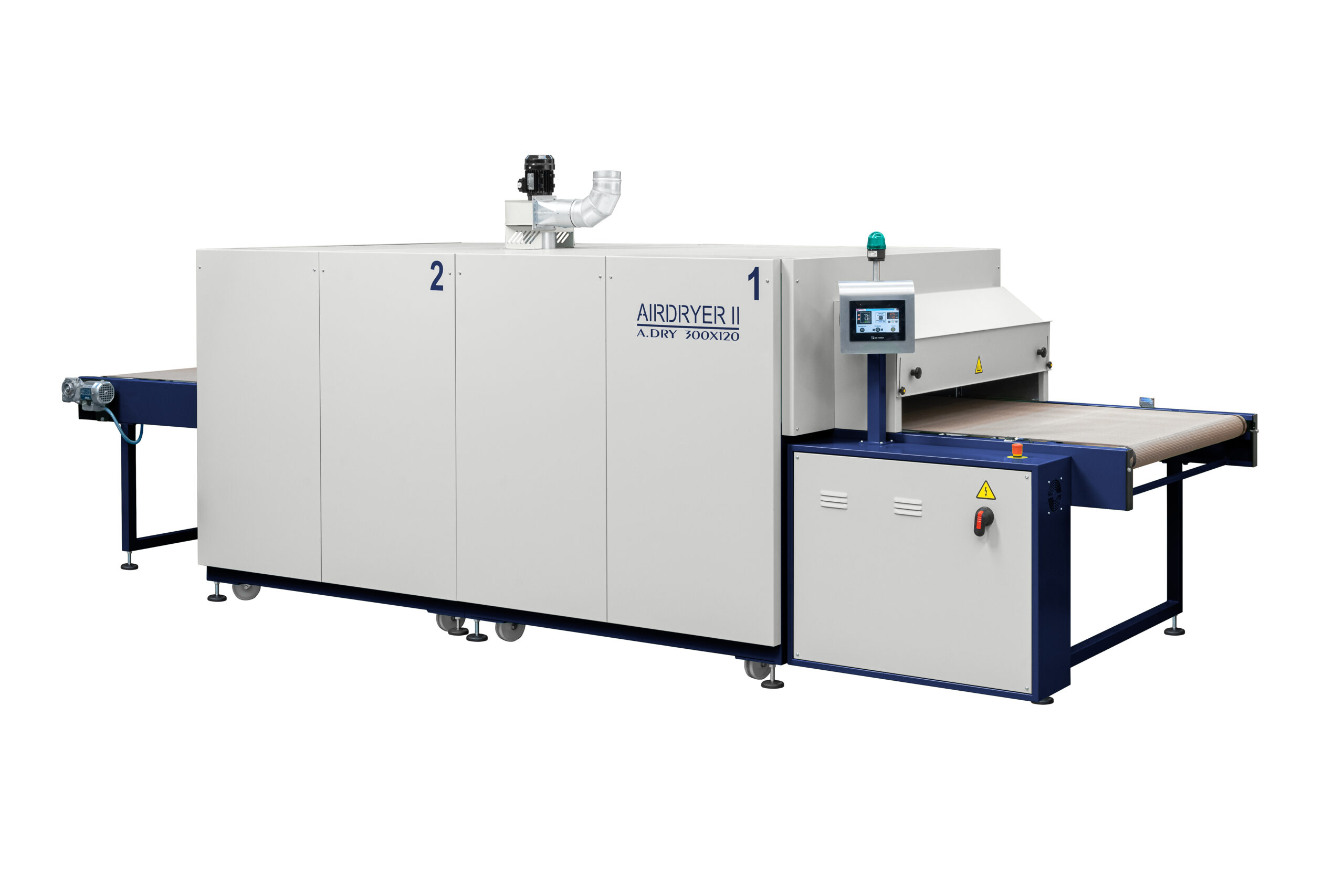 AIRDRYER II Hot Air Drying Tunnel for Textile Screen Printing - Juhl