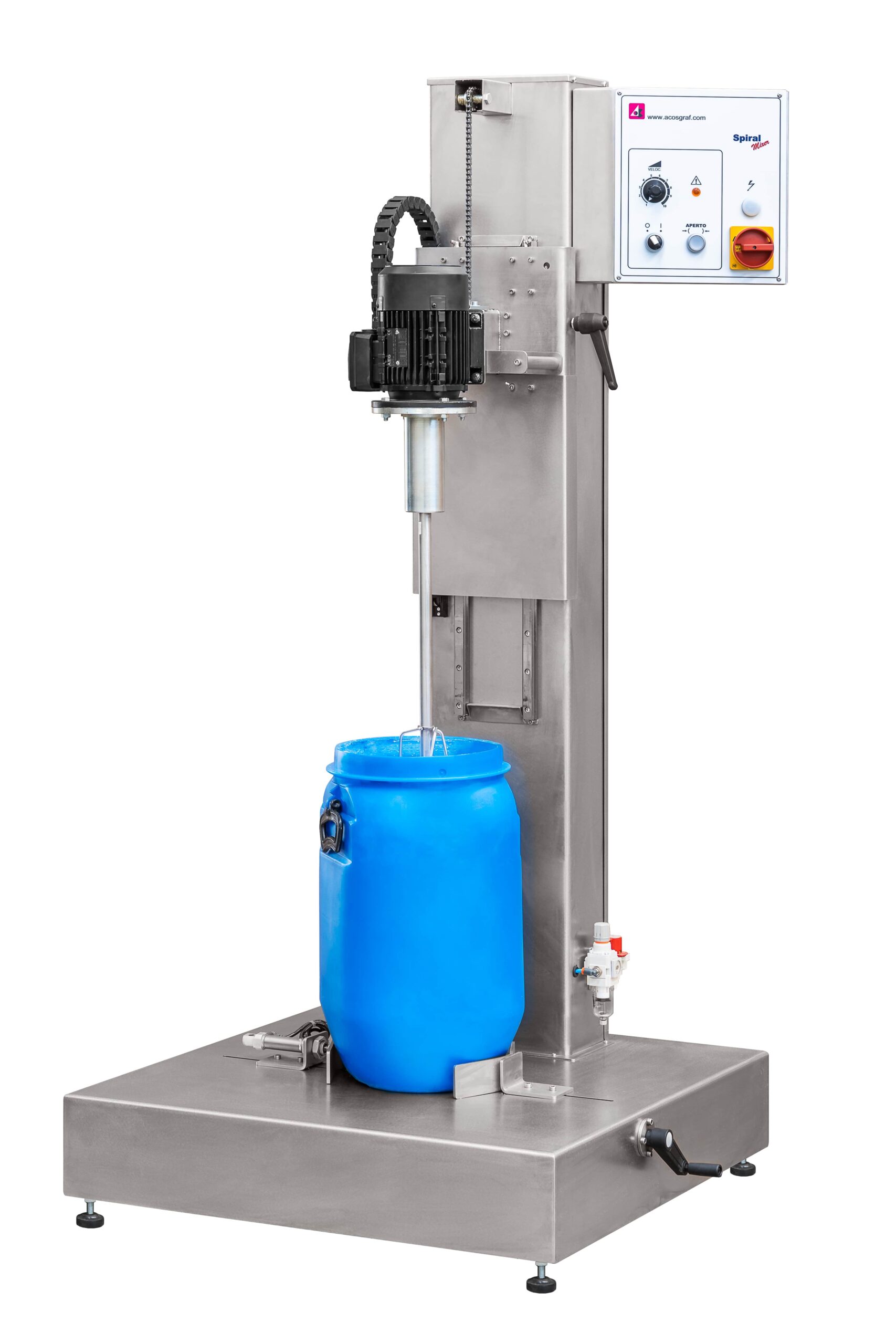 Spiral Water Base Inx Mixer for 1L, 5L and 20L Buckets - Juhl