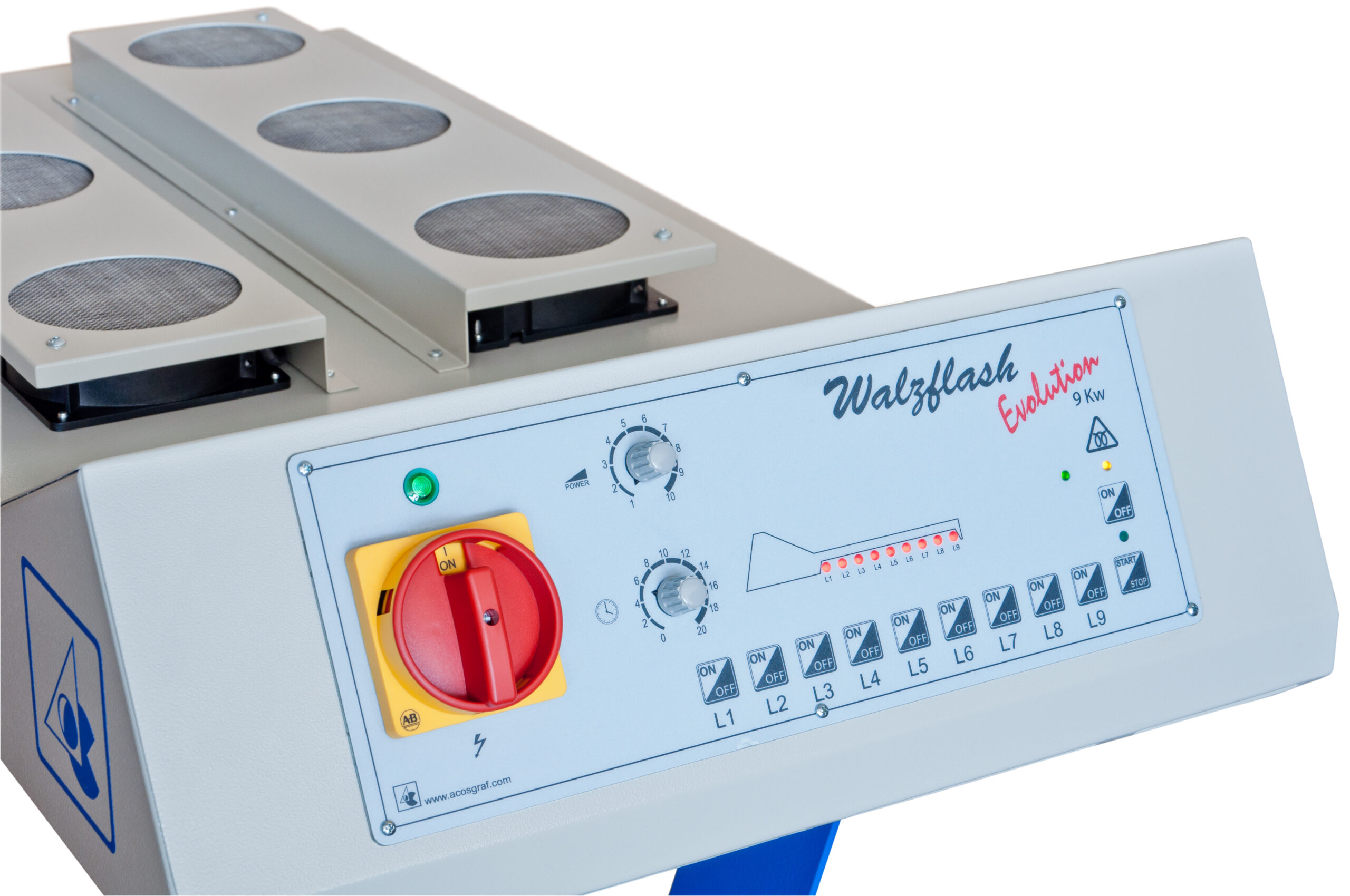 WATER FLASH Curing Machine for Textile Printing - Juhl